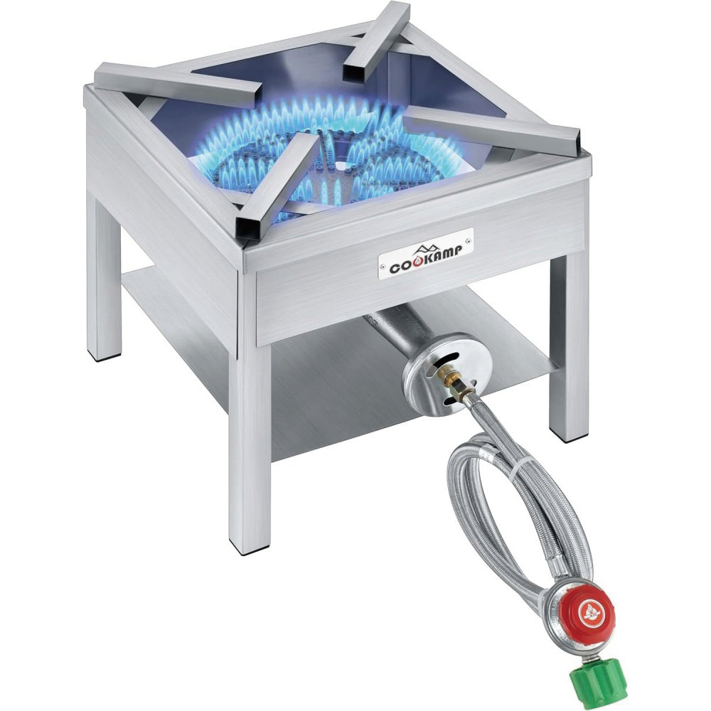 Stainless Steel Frame Gas Cooker – COOKAMP